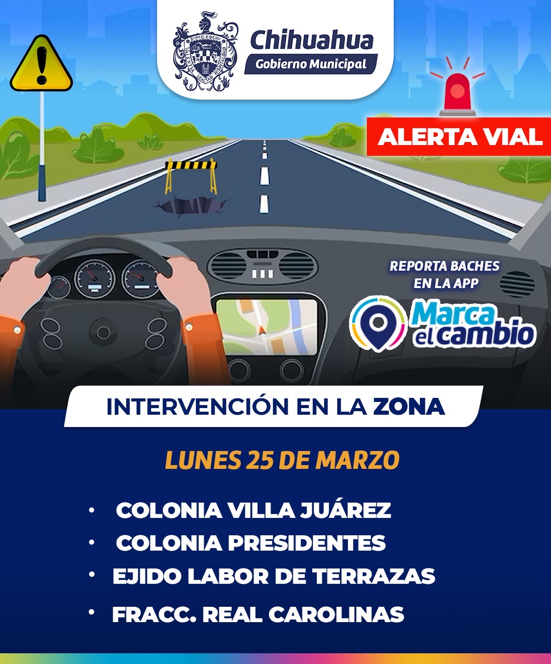 ¡Alerta Vial! Respeta señalamientos de precaución en colonias del sur ...
