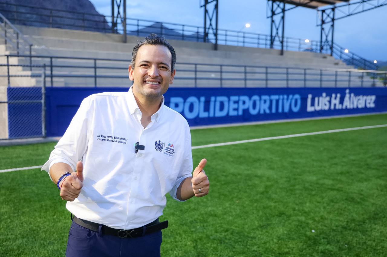 Inaugura alcalde Bonilla segunda etapa del Polideportivo Luis H. Álvarez. – Al Contacto