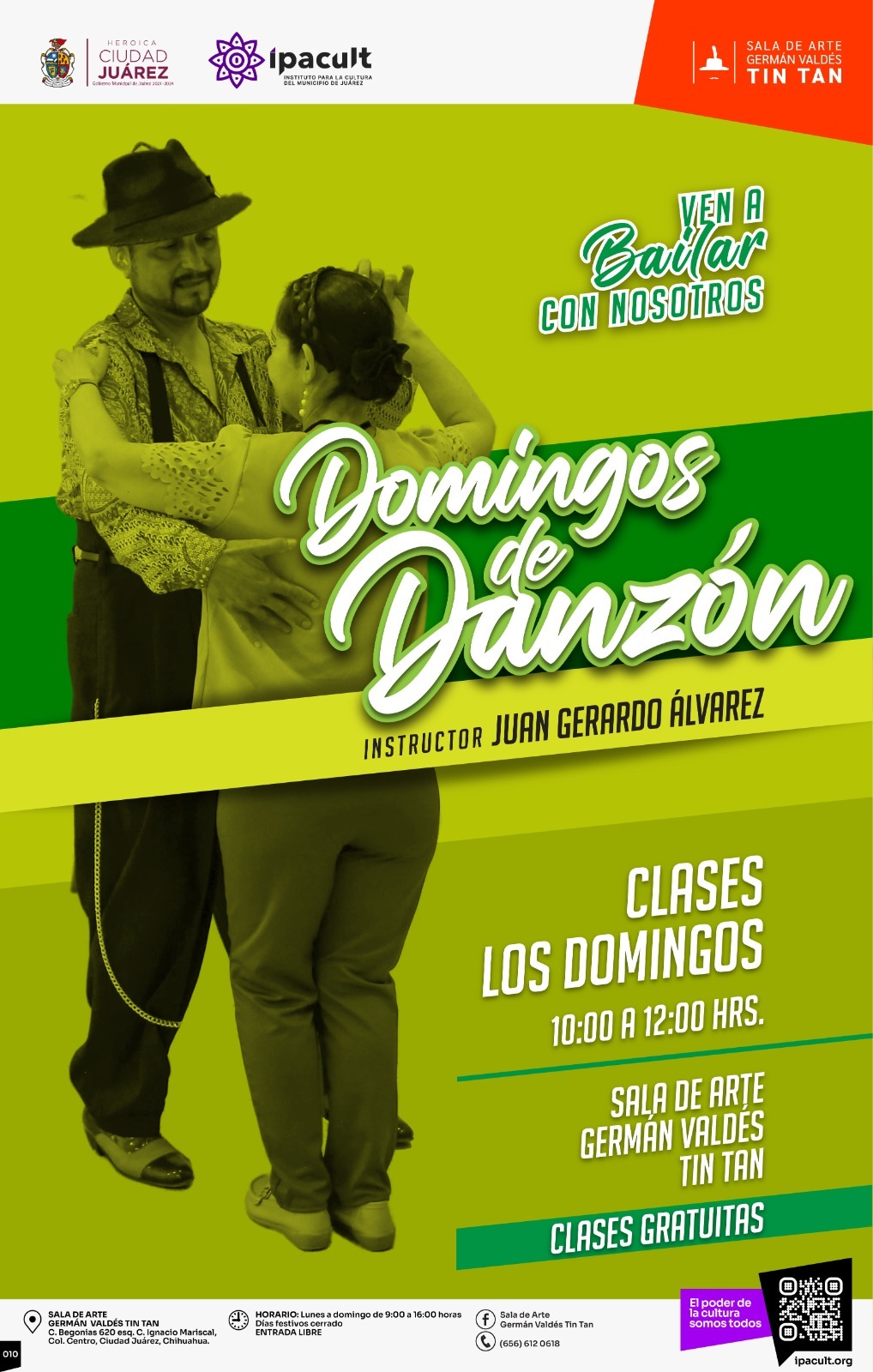 Invitan a clases de danzón en la Sala de Arte Germán Valdés “Tin Tan ...